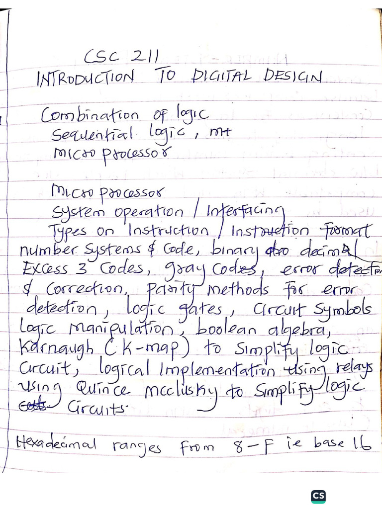 CSC 211 | PDF