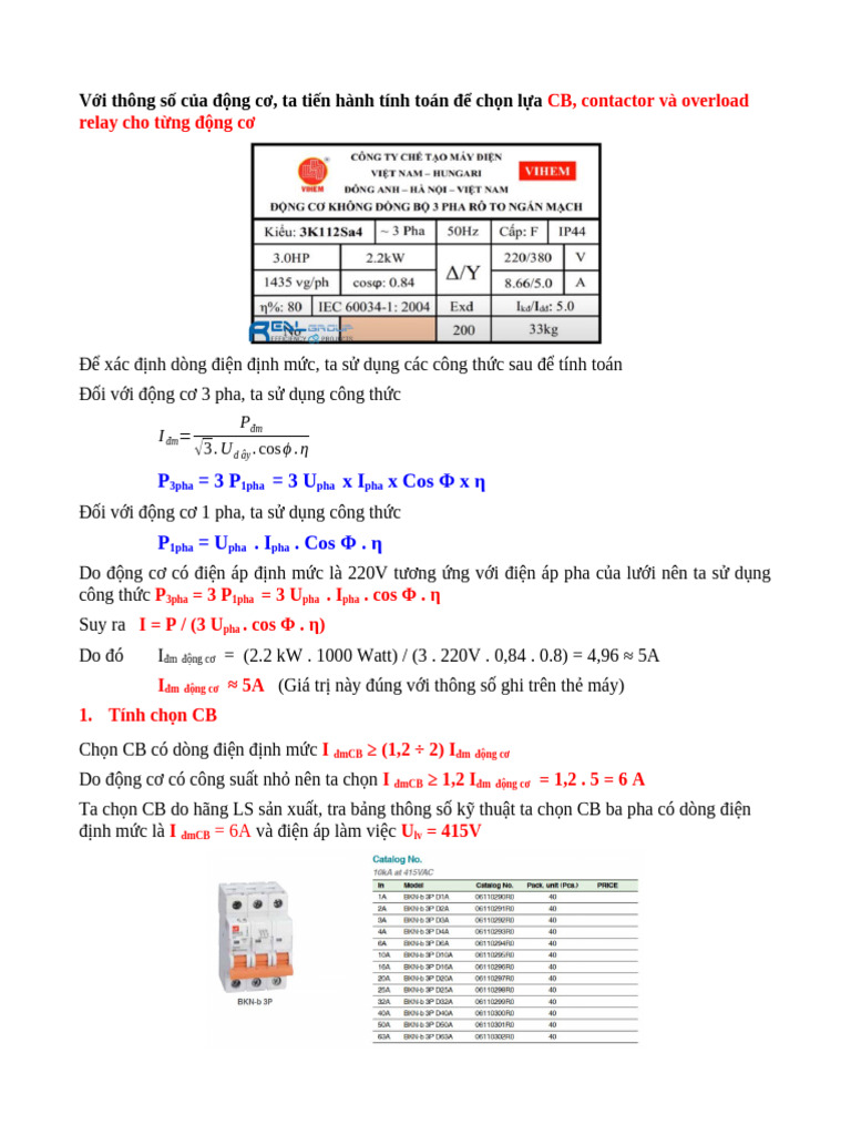 Giải Bài Tập Khí Cụ Điện - 2018 (AutoRecovered) | PDF
