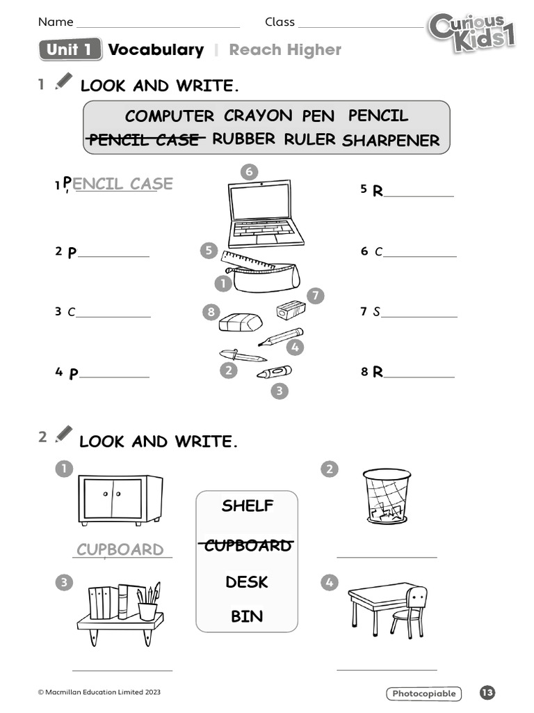 CK1_SFE_Vocabulary - Unit 1 pag. 3 | PDF