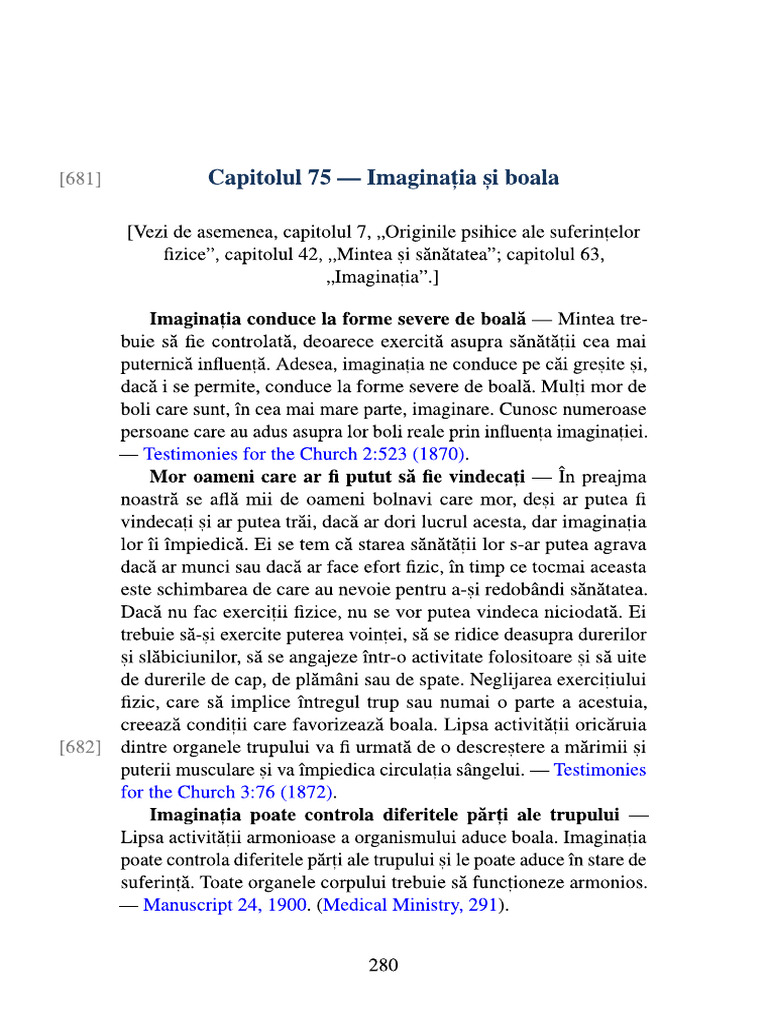 Minte Caracter Personalitate Cap. 75-76 | PDF