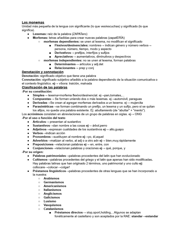 Trimestral 2 caste-1 bachi | PDF | Verbo | Palabra