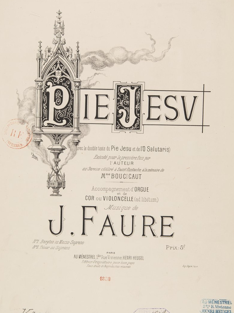 Pie jesu Faure | PDF