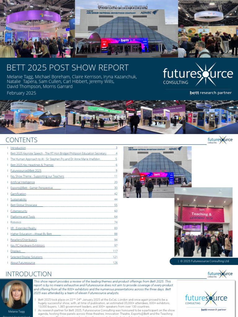 Futuresource Bett Post Show Report February 2025 | PDF | Artificial ...