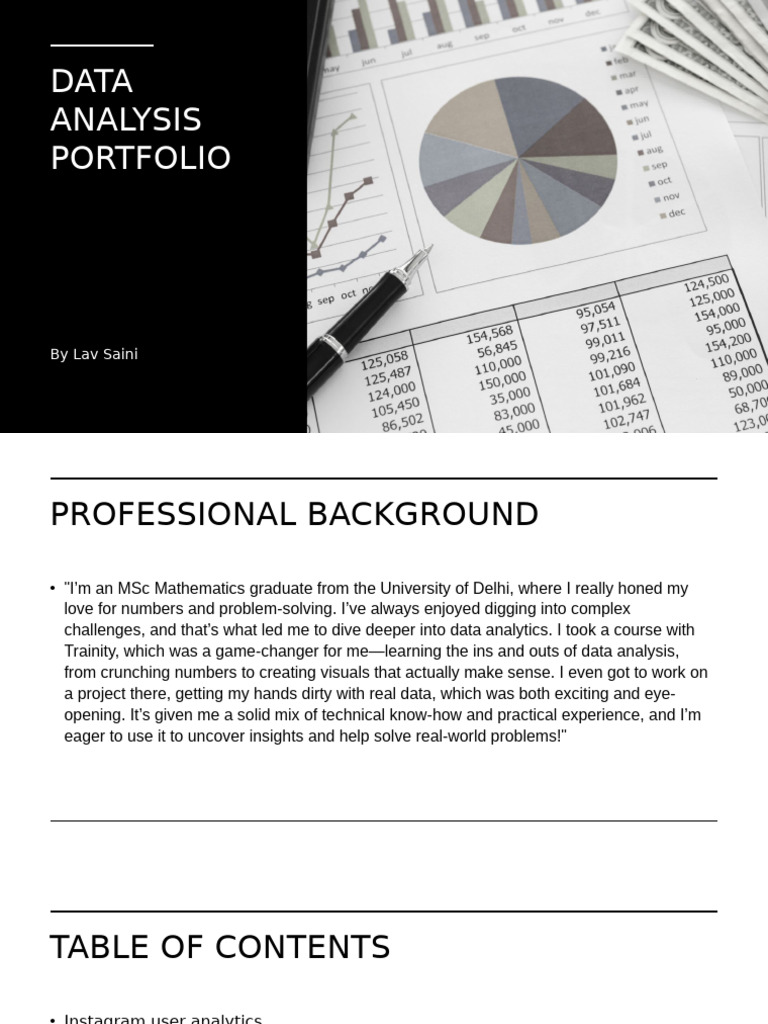 Data Analysis Portfolio | PDF | Analytics | Recruitment