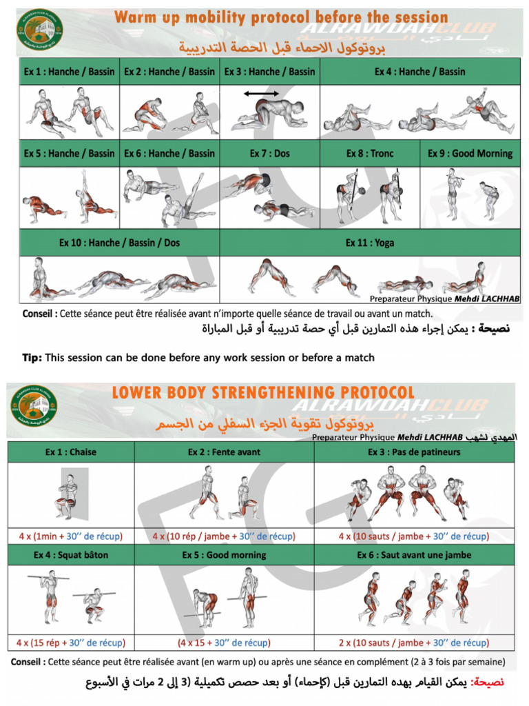 Protocole Warm Up | PDF