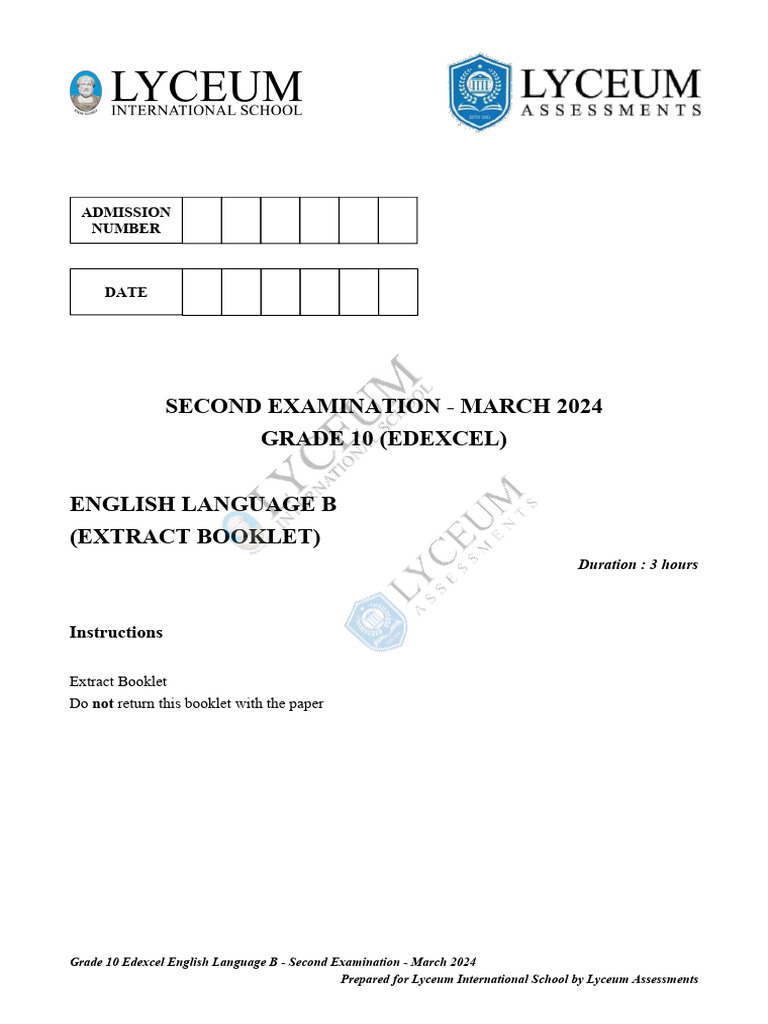 Grade 10 Edexcel English Extract Booklet | PDF | Cryptocurrency | Bitcoin