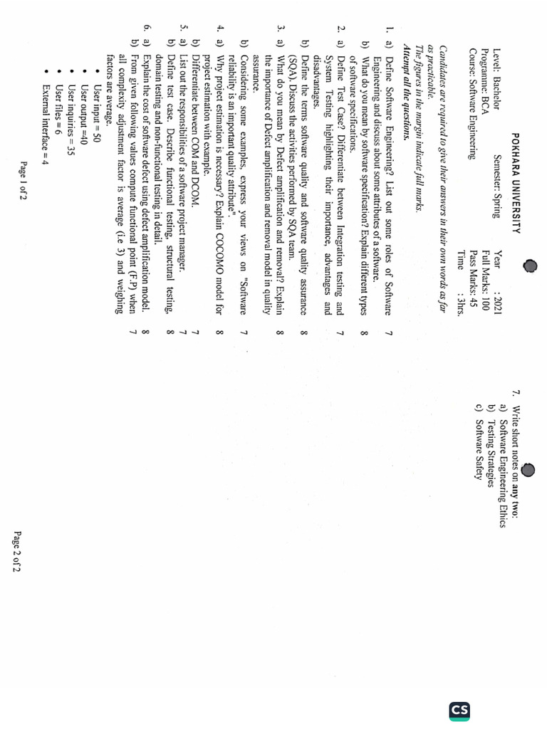 Software Eng. | PDF