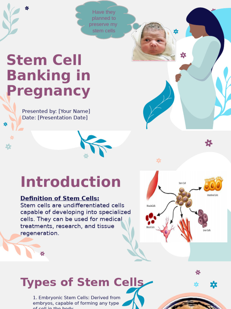 Stem Cell Banking in Pregnancy | PDF | Stem Cell | Mesenchymal Stem Cell