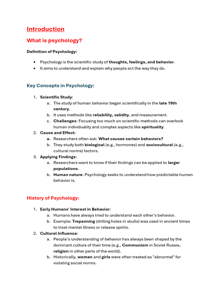 Introduction To Ib Psychology | PDF | Psychology | Twin