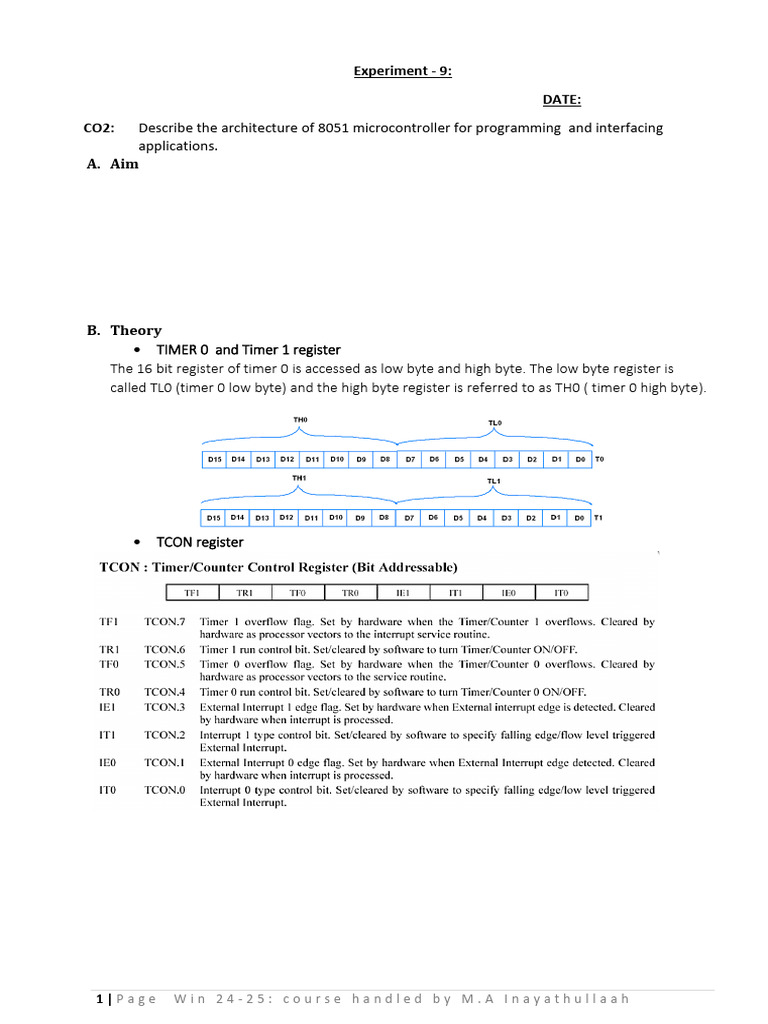 8051 Microcontroller Programming Guide | PDF | Classes Of Computers ...