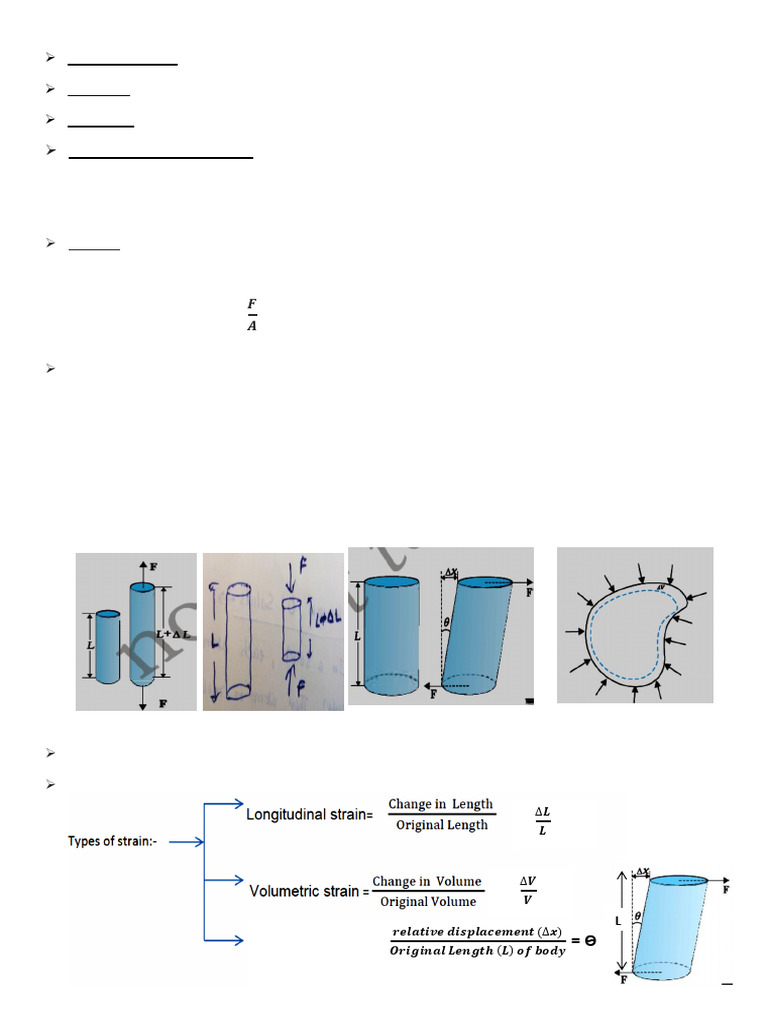 Ch -9 Mechanical Properties of Solids (1) | PDF | Deformation (Engineering) | Yield (Engineering)