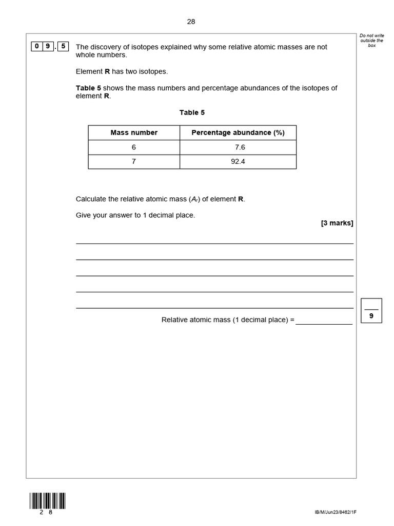 Question Paper (Foundation) - Paper 1 - June 2023 | PDF