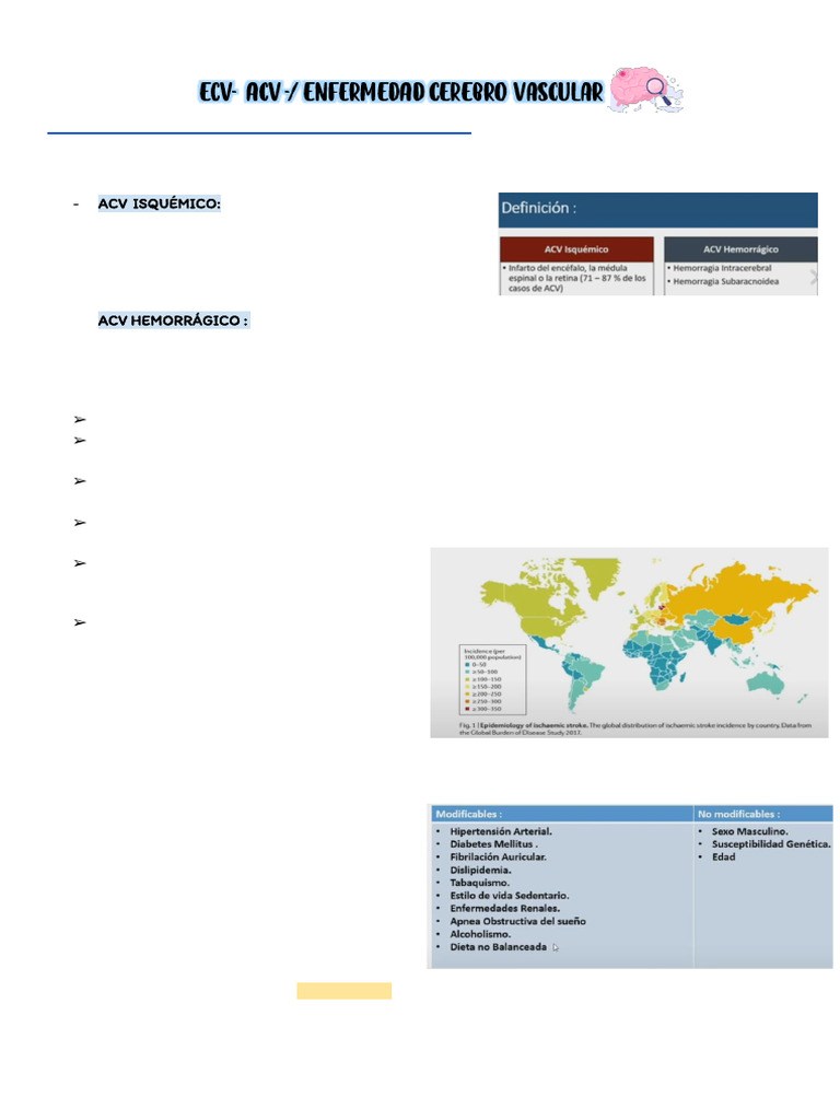 12 Clase MI (1C) - ACV | PDF | Hipertensión | Carrera