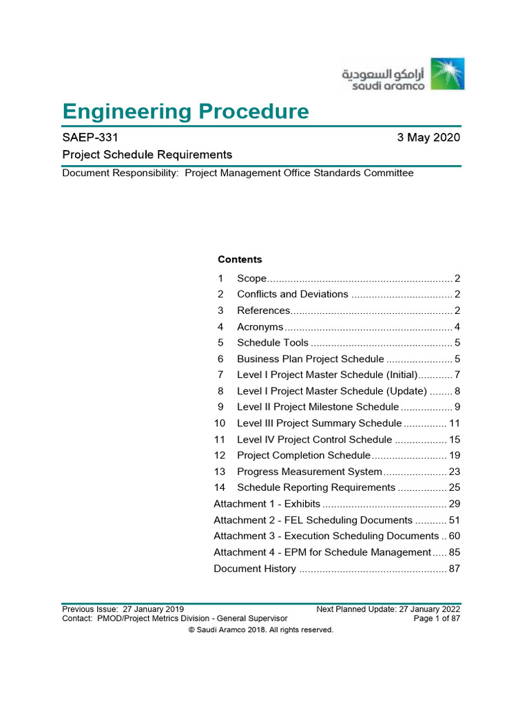 Saep 331 | PDF | Project Management | Risk