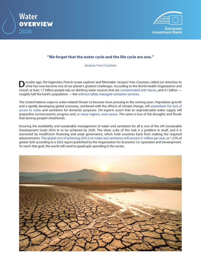 Water Overview 2024 en | PDF | Water | Water Security