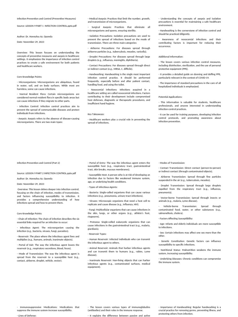 Hazel Ihc | PDF | Infection | Hand Washing