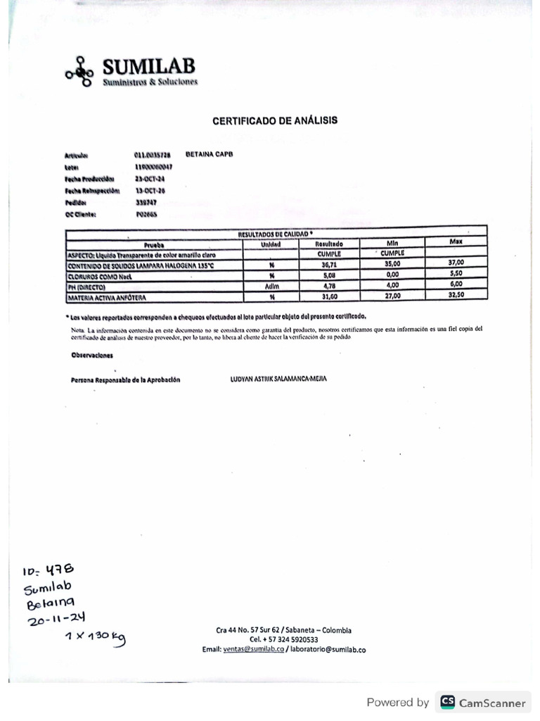 Betaina 11900060047 | PDF