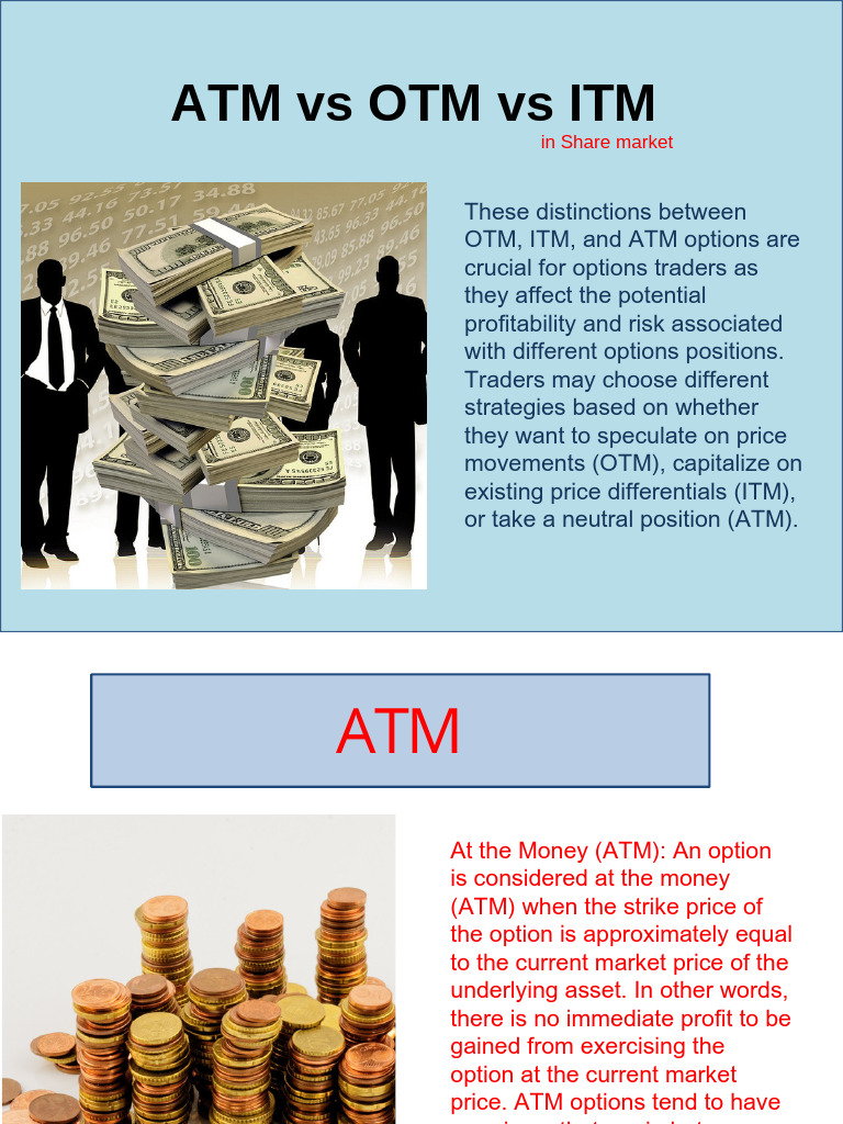 Understanding ATM, ITM, and OTM Options | PDF