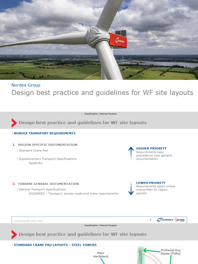 Wind Farm Site Layout Guidelines | PDF | Crane (Machine) | Mechanical ...