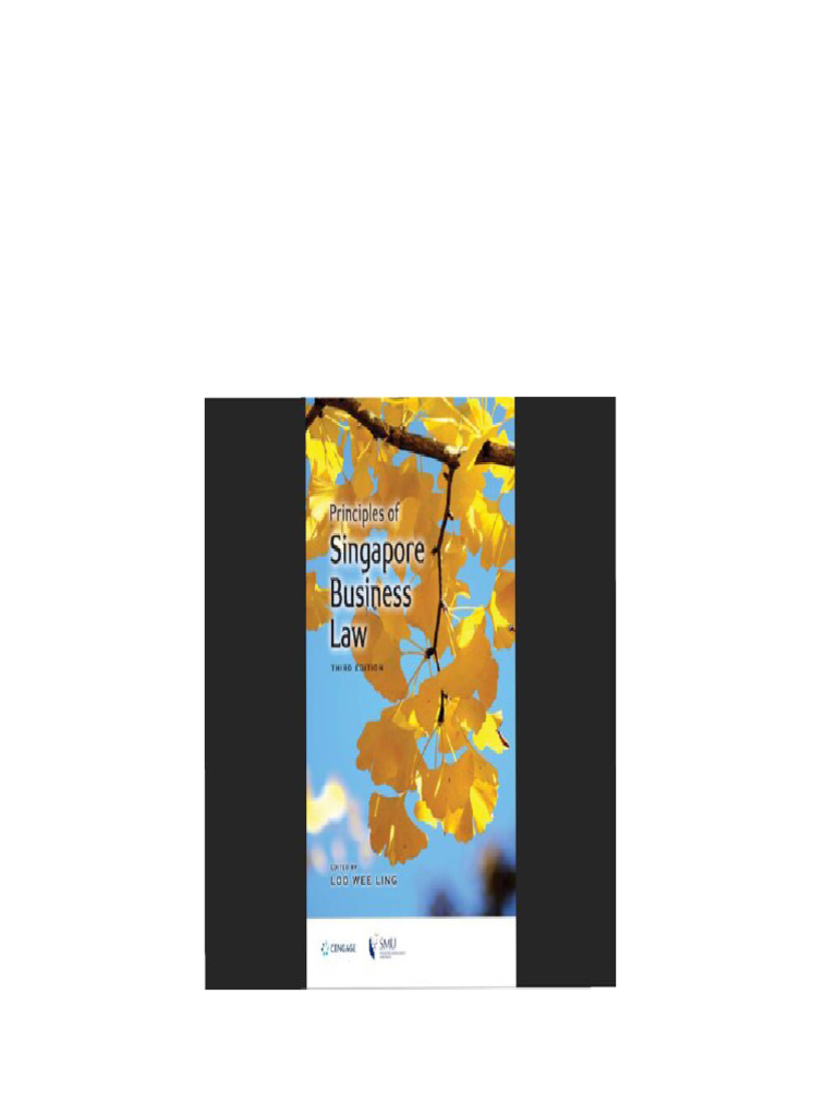 Principles of Singapore Business Law 3Rd Edition Loo Wee Ling - Ebook ...