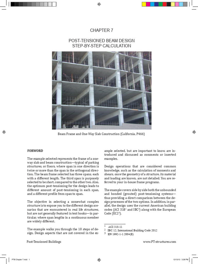 D3-Beam-frame Example of A Parking structure-US Version TN461-US | PDF ...