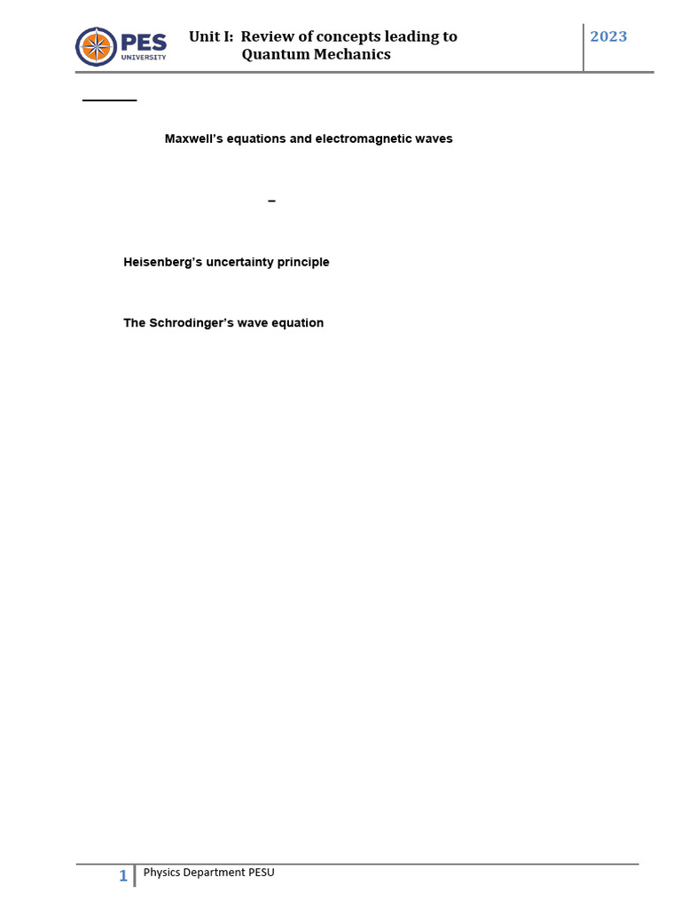 Physics All Units Notes | PDF | Electromagnetic Radiation | Waves