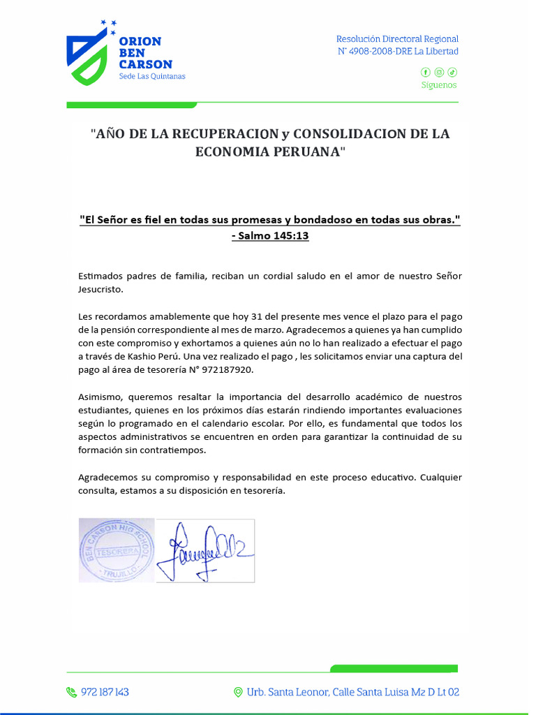 Comunicado 003 | PDF