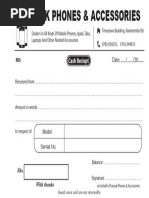 Cashier Handover Form | PDF