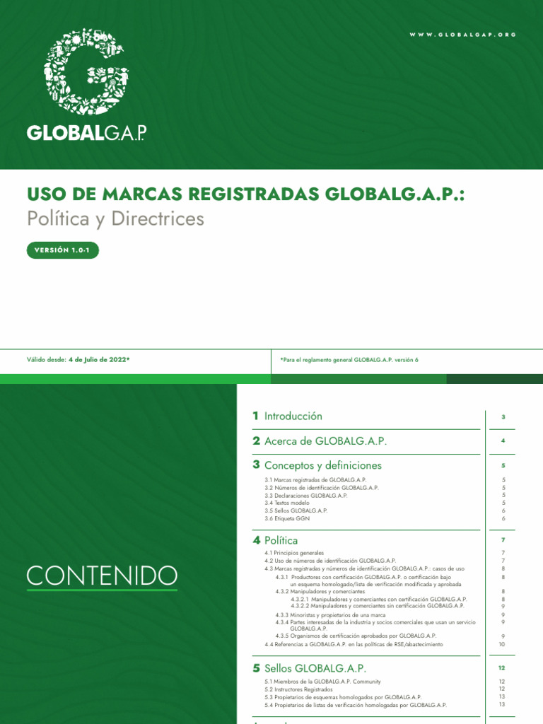 Global Gap Logo Guideline | PDF | Marca | Alimentos