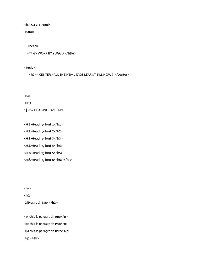 YUG practical CODE&OUTPUT | PDF