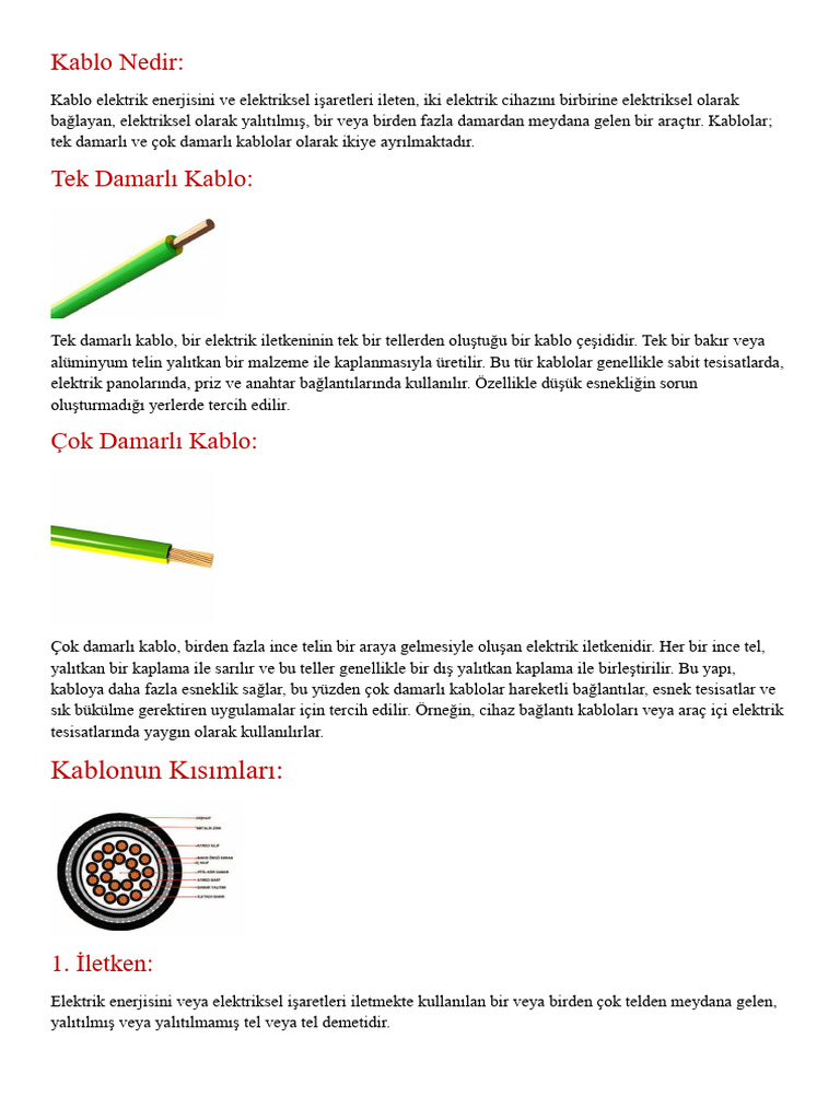 Kablo Ve Datalogger | PDF