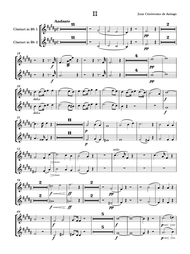 IMSLP576000 PMLP502123 Arriaga 2 3 Clarinets | PDF