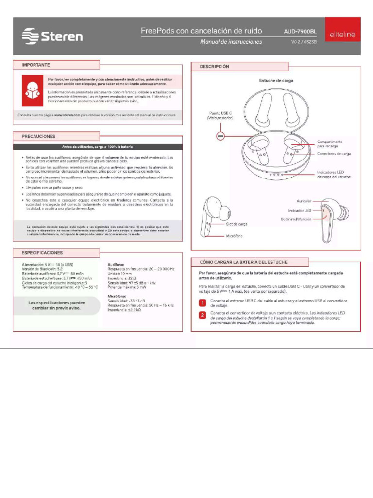 STEREN AUD-7900BL | PDF