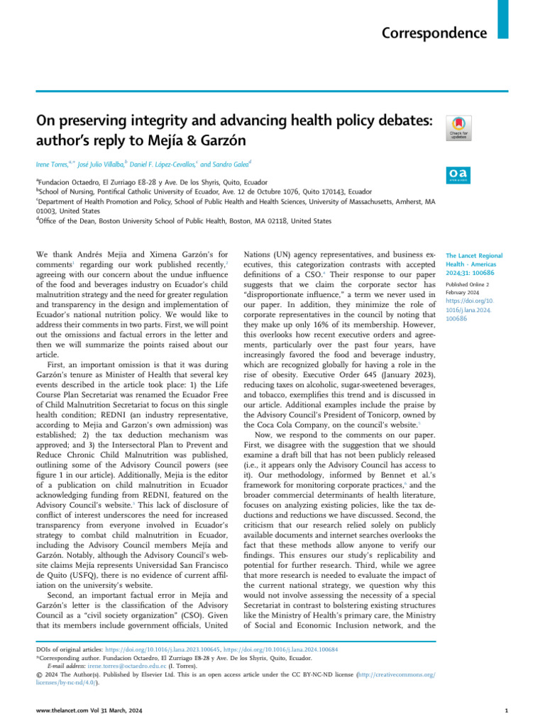 On Preserving Integrity and Advancing Health Polic | PDF | United Nations | International Relations