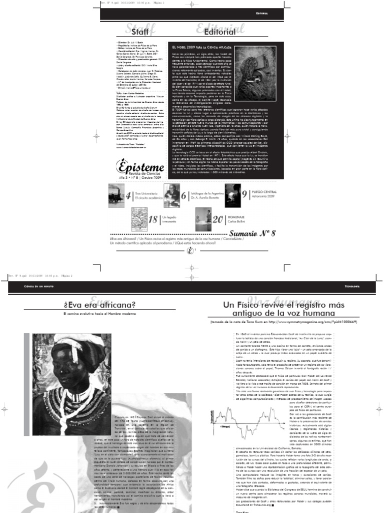 Staff Editorial | PDF | Dispositivo de carga acoplada | Observatorio