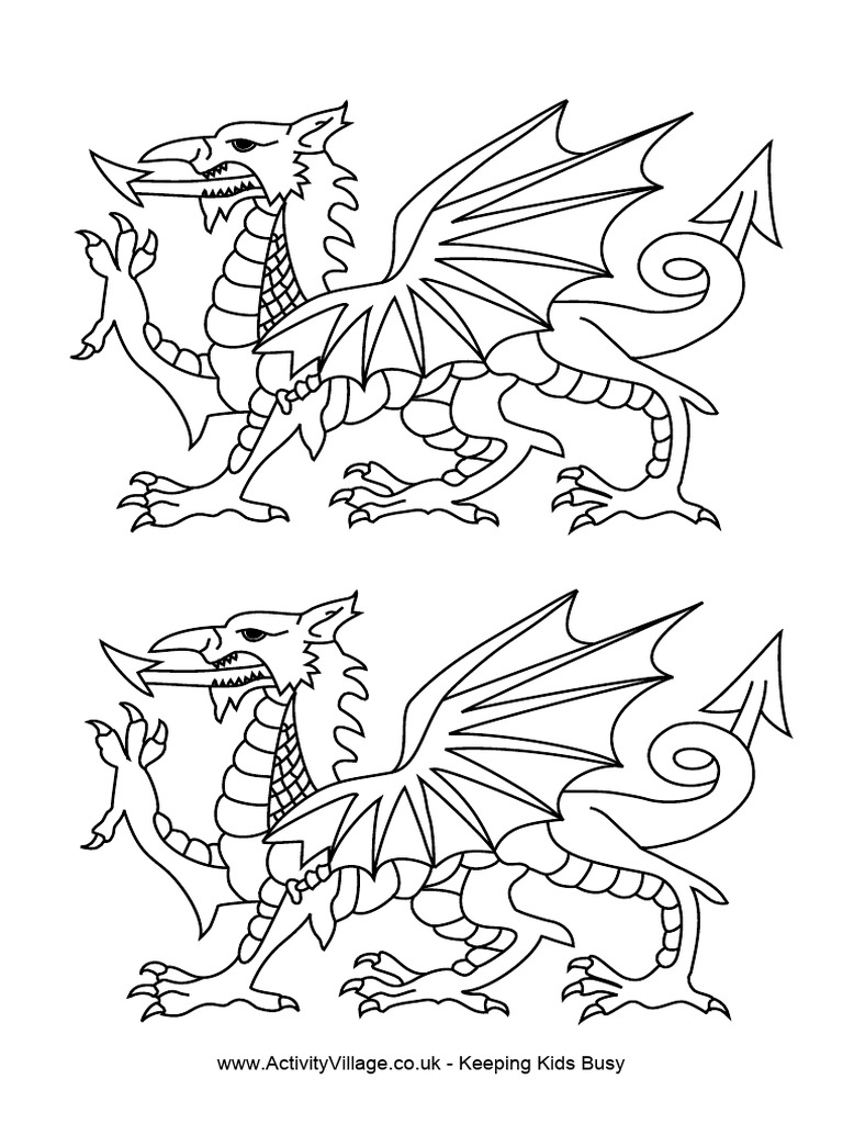 Welsh Dragon Templates | PDF