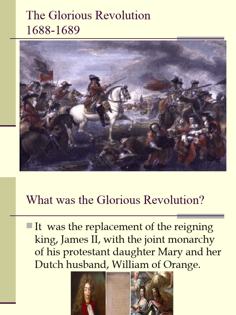 Glorious Revolution (Manita) | PDF | Monarchy | Government Institutions