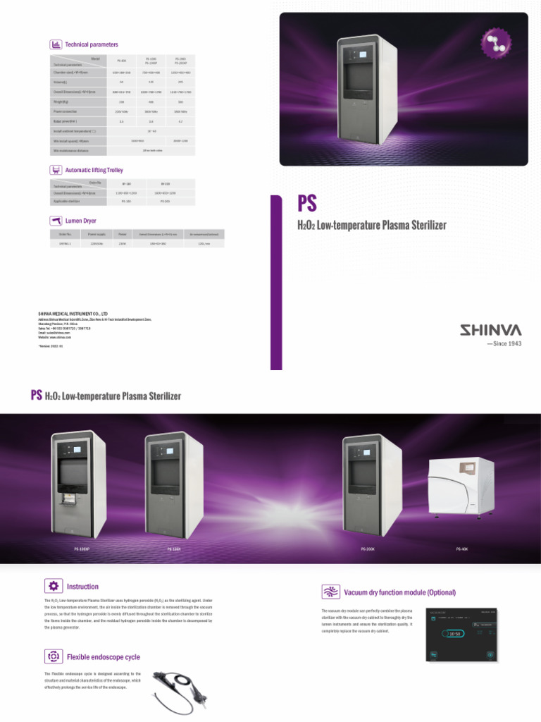PS Plasma Sterilizer | PDF