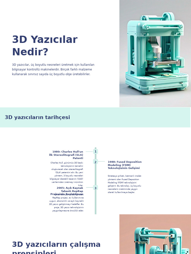 3D Yazicilar Nedir | PDF