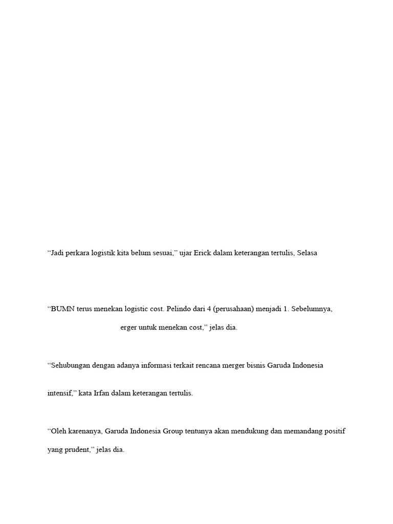 Rencana Besar Erick Thohir Kawinkan Garuda | PDF