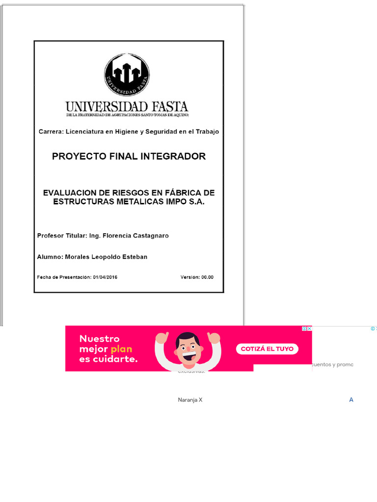 Proyecto Final Integrador - PDF Descargar Libre | PDF