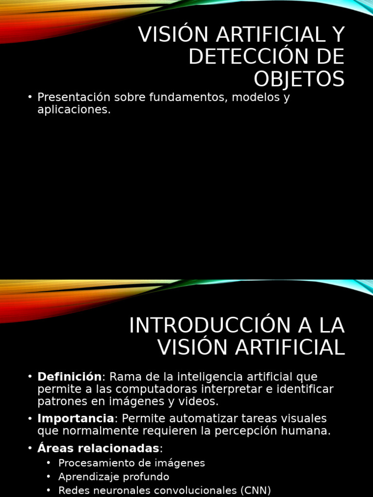 Vision Artificial Deteccion | PDF | Visión por computador ...