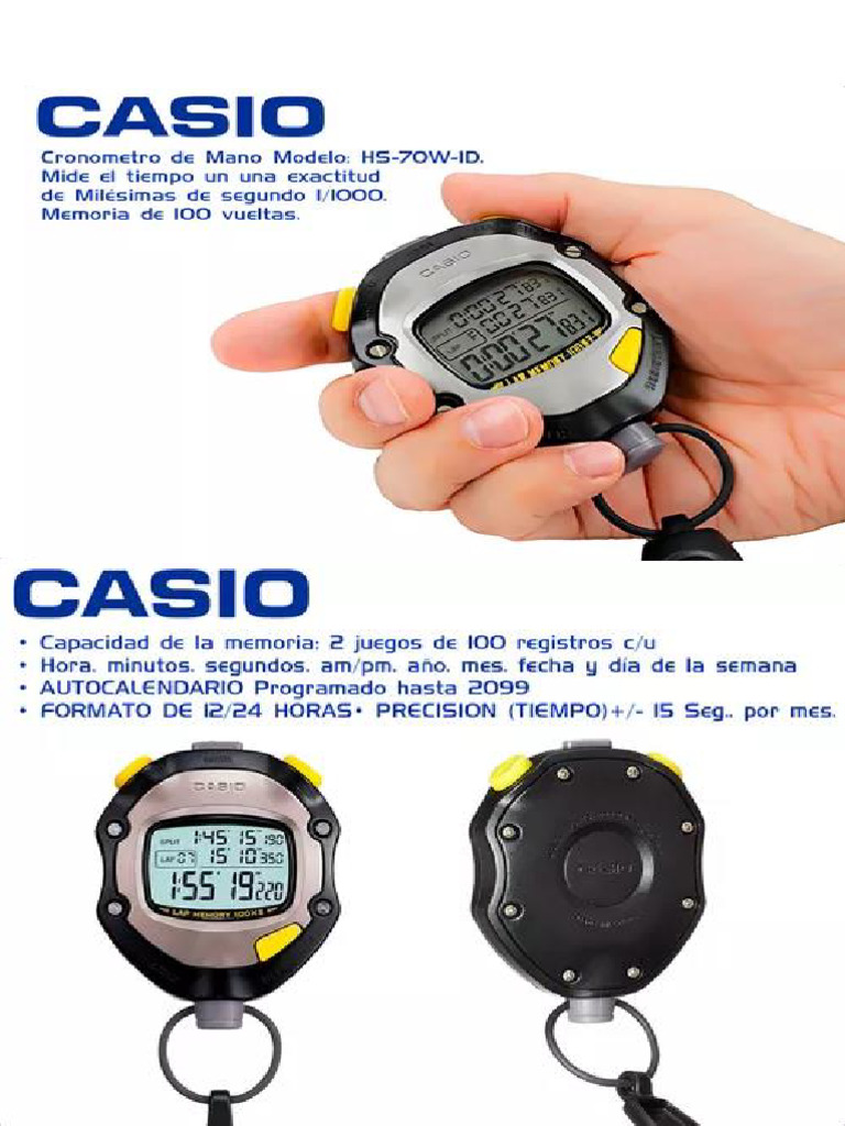 Cronometro Casio | PDF