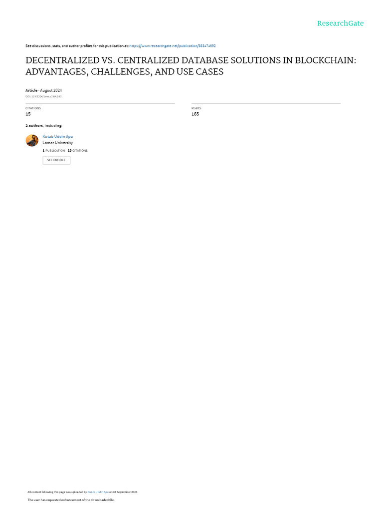 Volume 3 Issue 4 5 JIEET | PDF | Databases | Scalability