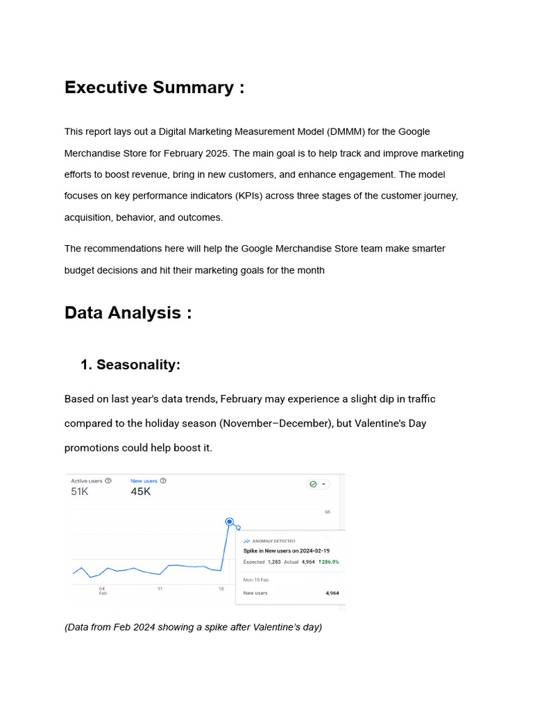 Digital Marketing and Measurement Model (DMMM) Report | PDF | Digital ...