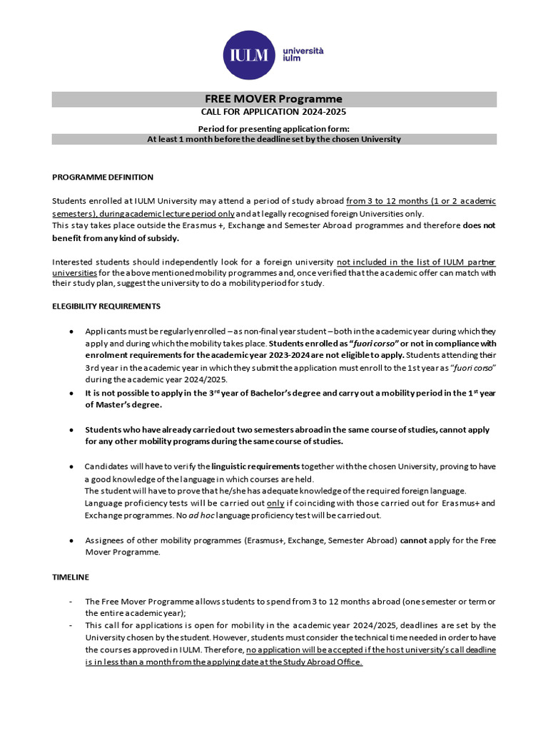 FREE+MOVER+Programme+ENG | PDF | Insurance | International Student