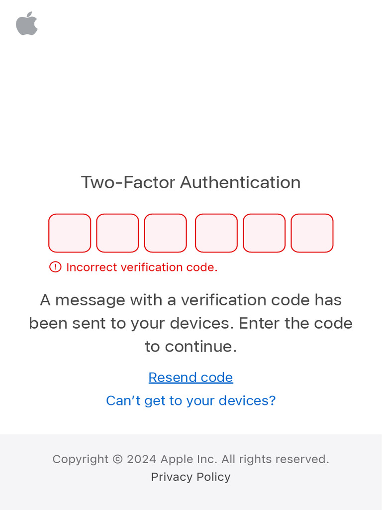 Two-Factor Authentication Code Entry | PDF