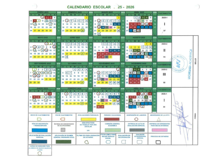 Calendario Escolar 2025-2026 | PDF