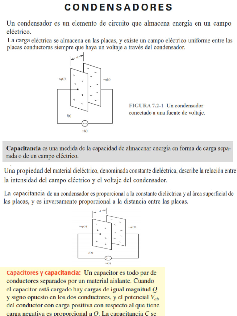 6.CAPACITORES Y CAPACITANCIA | PDF