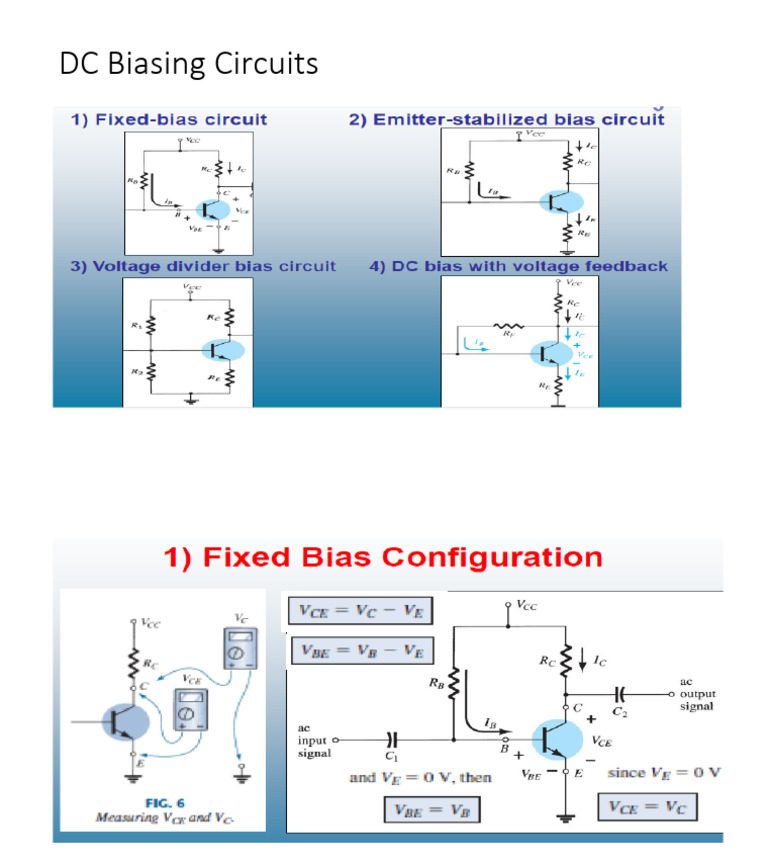Summary 1 BJT Configuration and Regions 4 | PDF